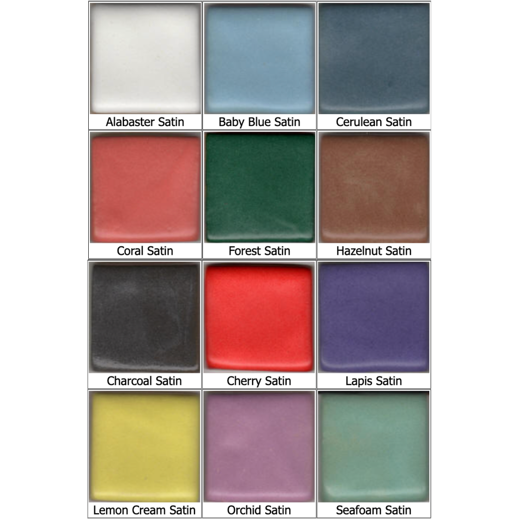 SATIN COLOR SAMPLE SET 4OZ ...